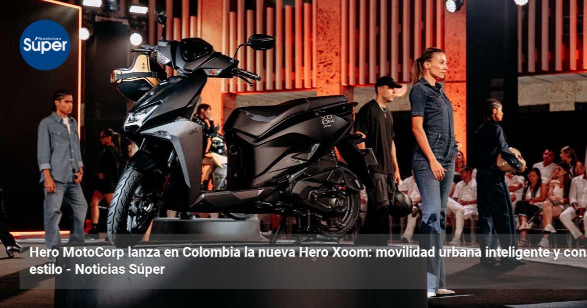Hero MotoCorp lanza en Colombia la nueva Hero Xoom: movilidad urbana ...
